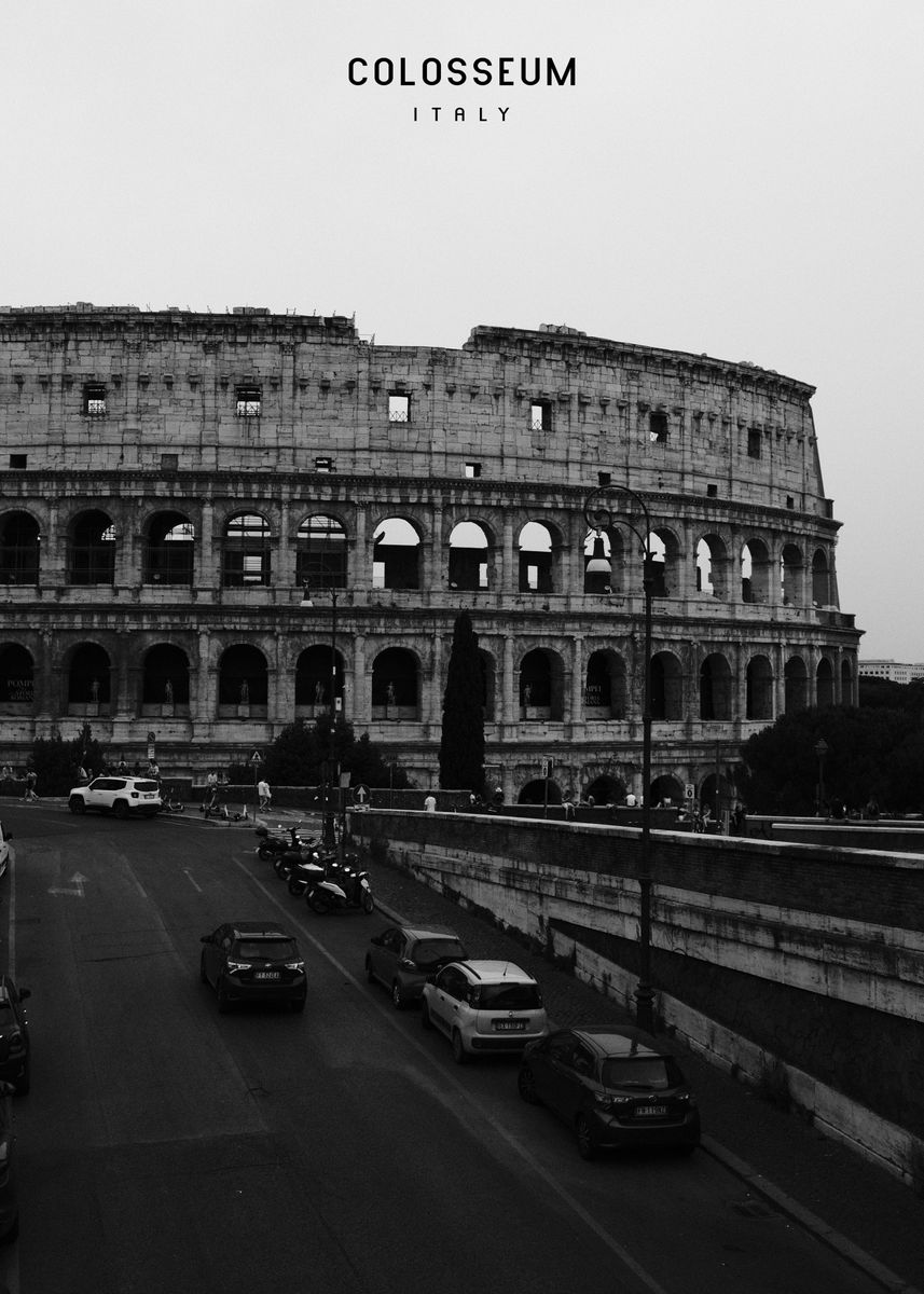 'Colosseum ' Poster by Famous City | Displate
