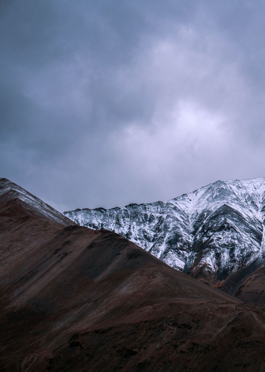 'Snow Mountain' Poster, picture, metal print, paint by Jesica Hell ...