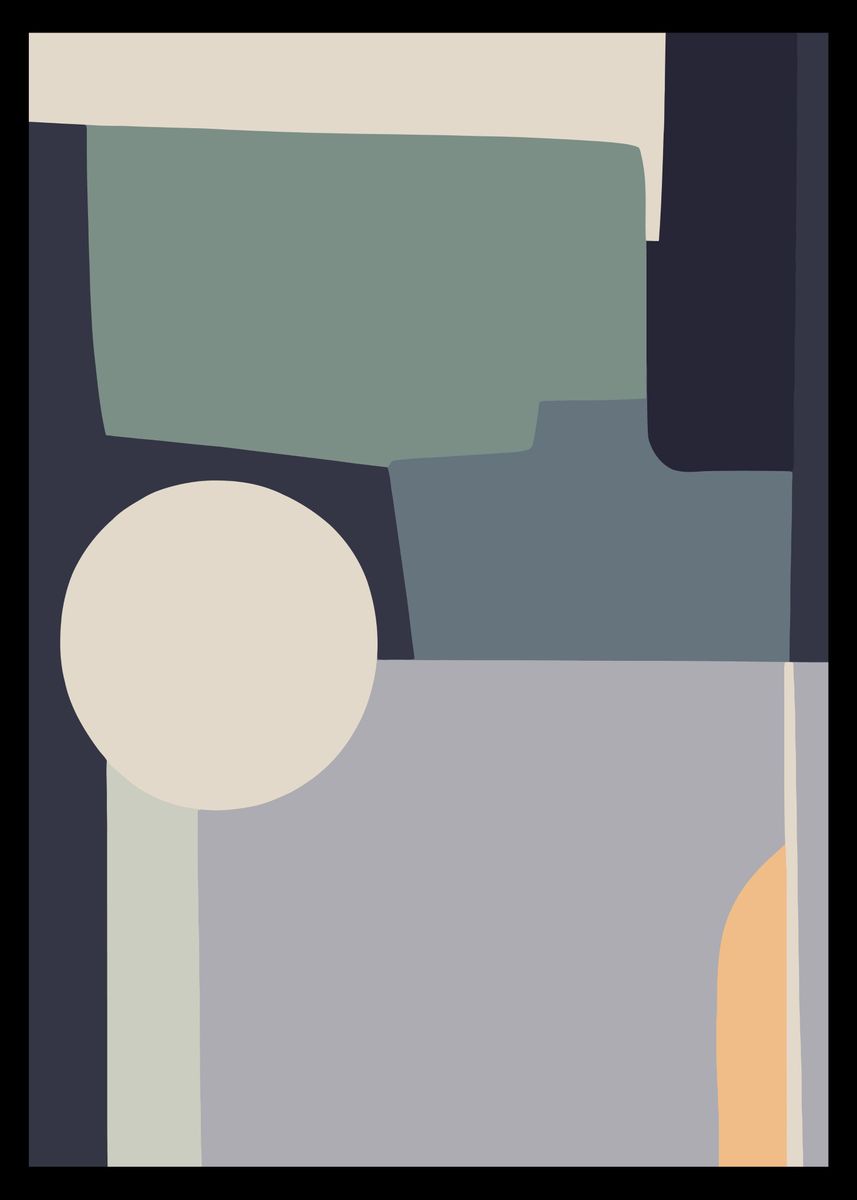 'Modern Abstract' Poster by Nae | Displate