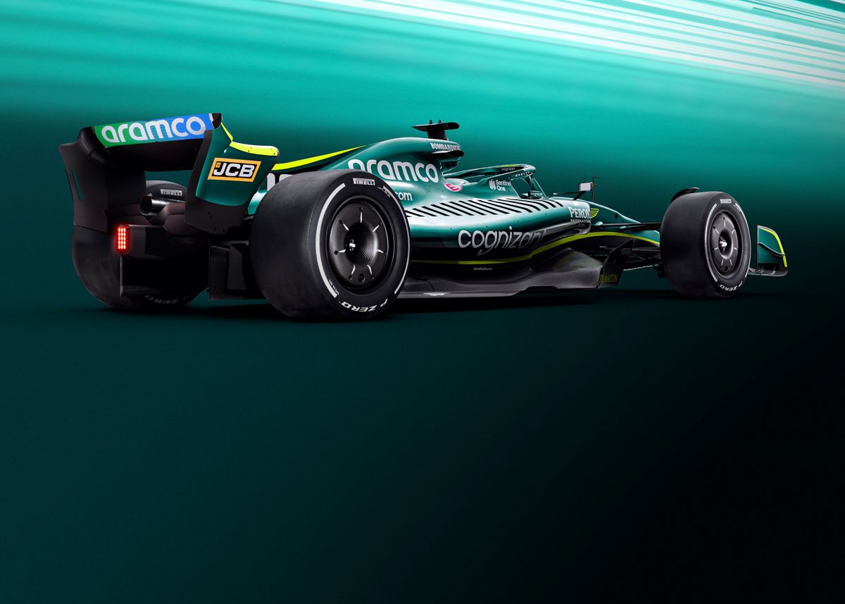 'f1 aramco' Poster by Spot Cars | Displate