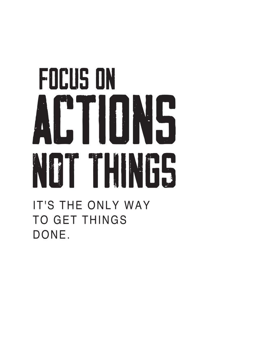 'Action Motivation' Poster, picture, metal print, paint by Pong Lizardo ...