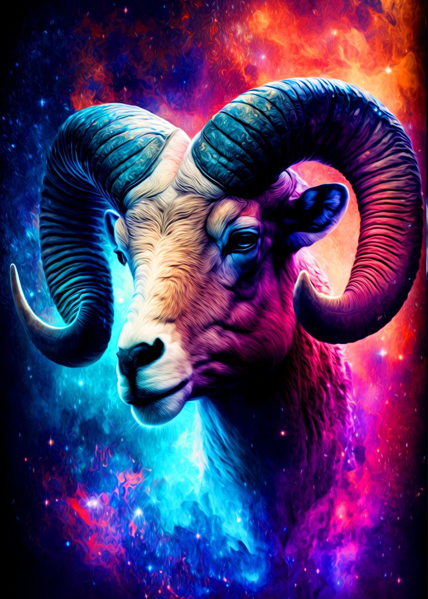 'Goat' Poster by Tiker Arts | Displate
