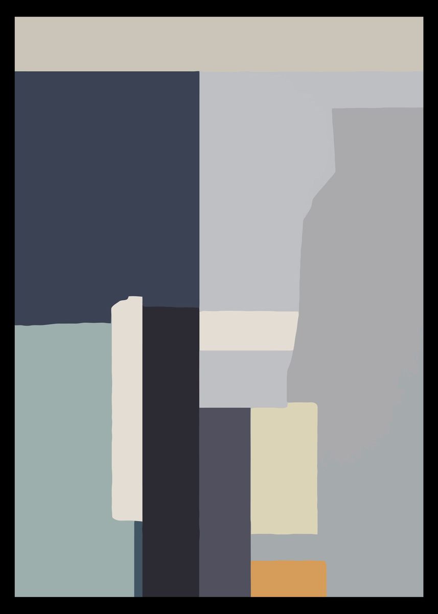 'Modern Abstract' Poster by Nae | Displate