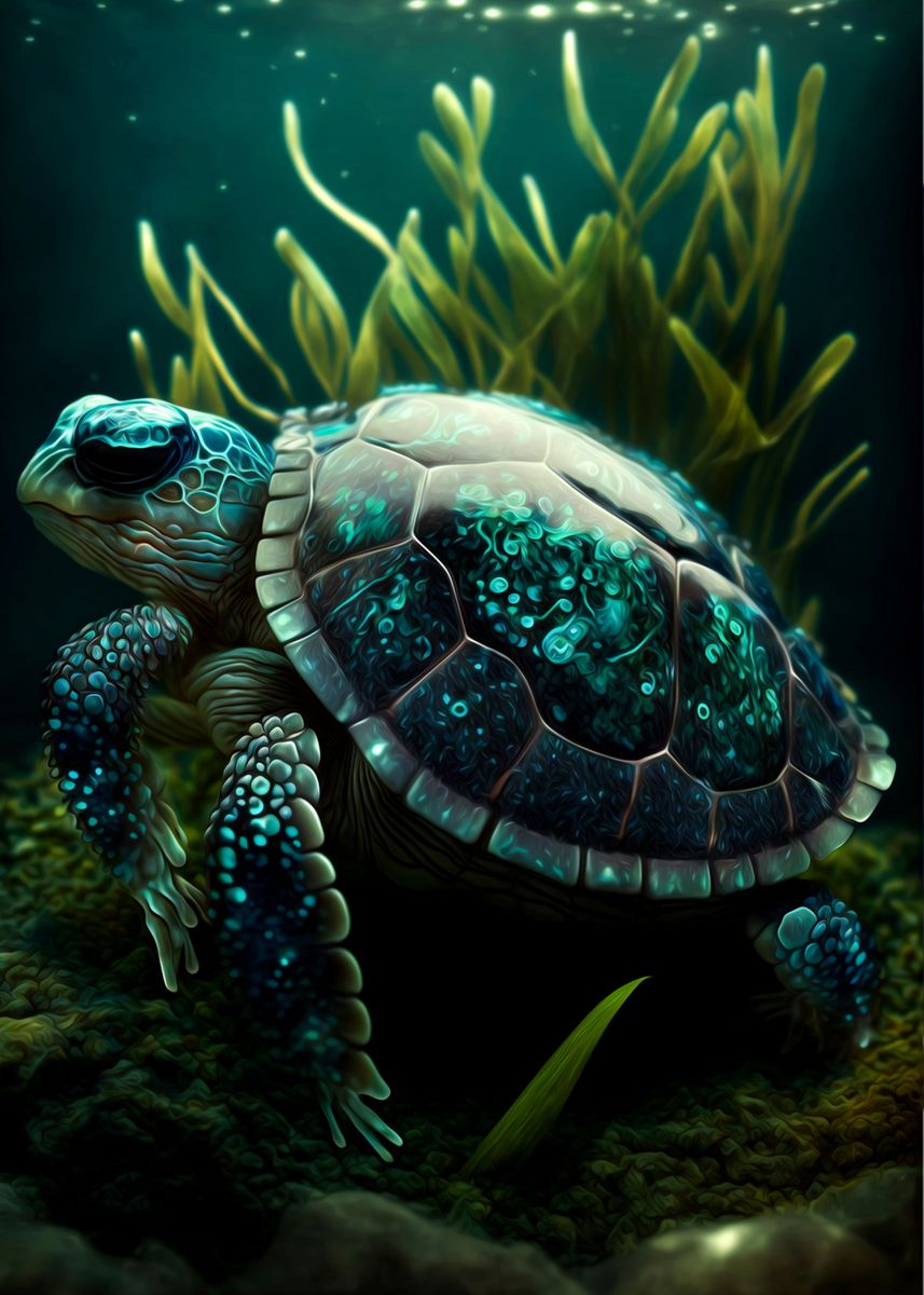 'Turtle' Poster by dung nguyen | Displate
