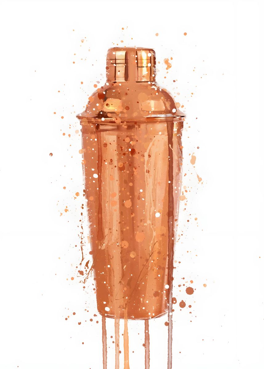 'Shaker' Poster, picture, metal print, paint by Izu | Displate