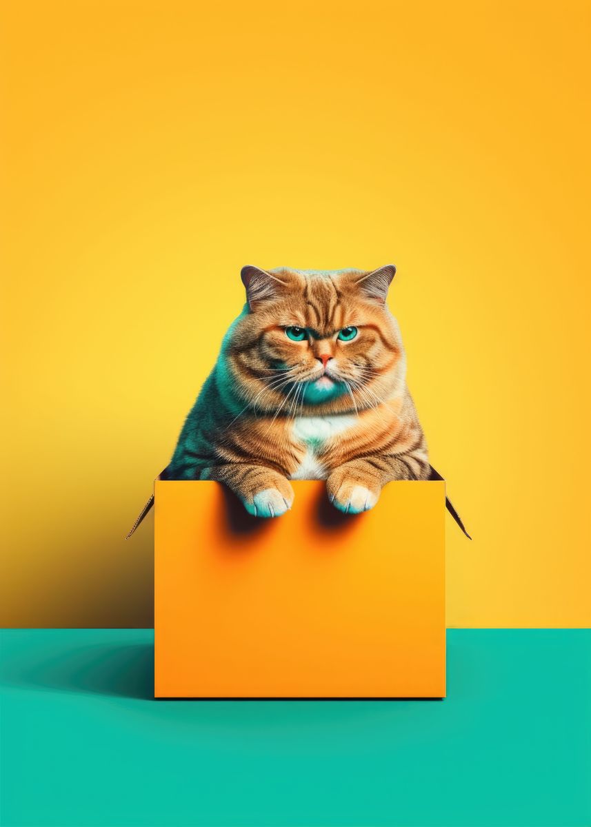 'Curiosity in a Box' Poster, picture, metal print, paint by mcmtdesigns ...