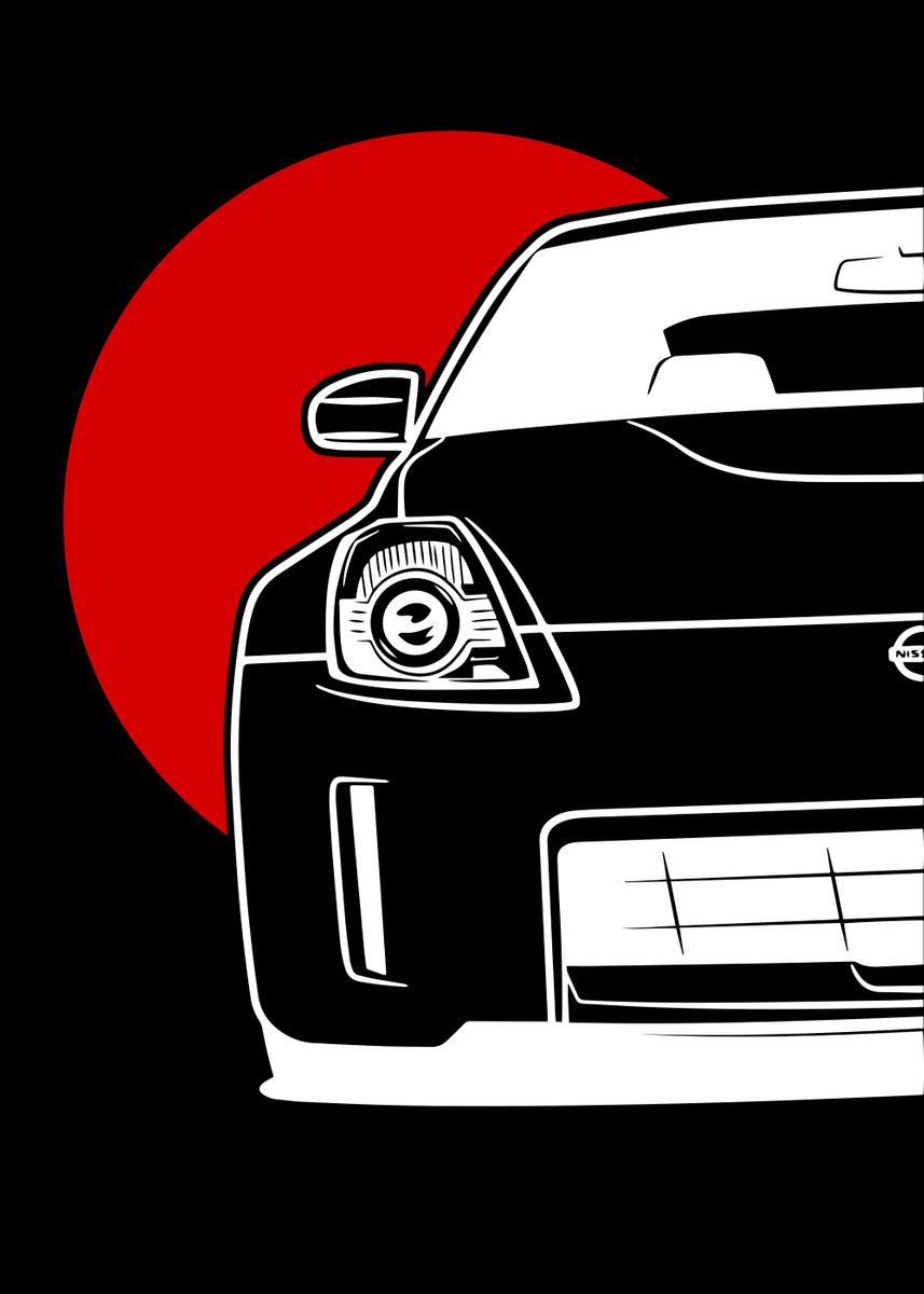 'Nissan 350Z' Poster by artH | Displate