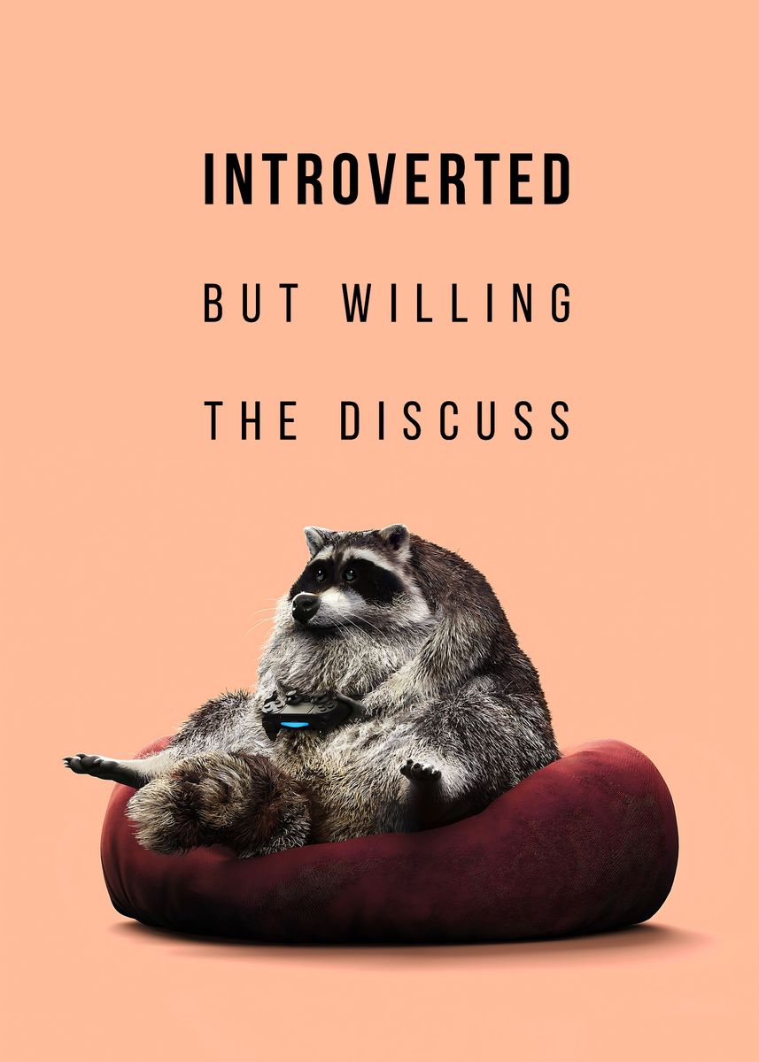 'Weasel Introverted' Poster, picture, metal print, paint by HOLOSOMNIA ...
