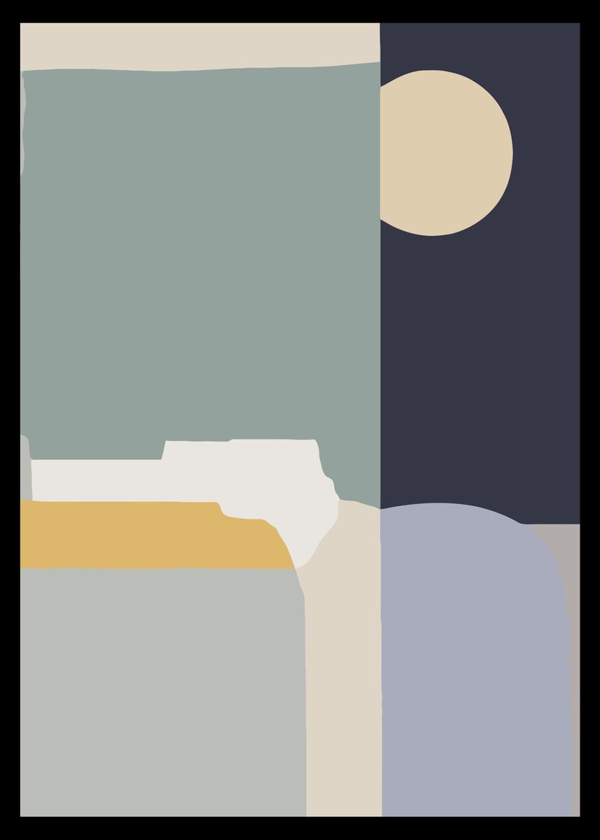 'Modern Abstract' Poster by Nae | Displate