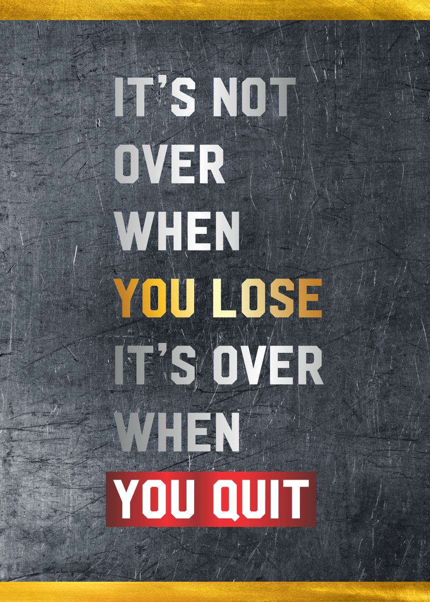 'powerful motivational' Poster, picture, metal print, paint by ...