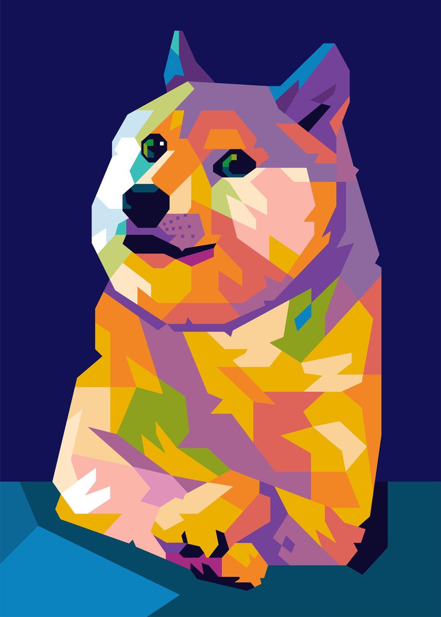 'Doge Cat Meme ' Poster by Muifatin | Displate