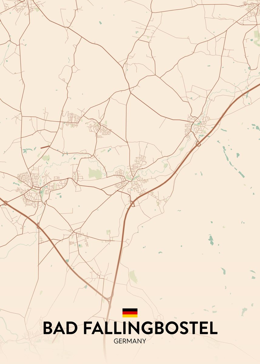 'Bad Fallingbostel DE' Poster by IMR Designs | Displate