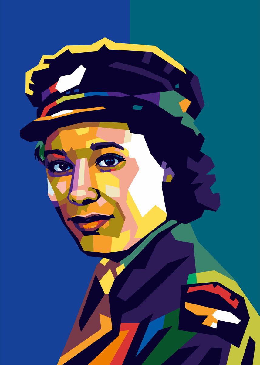 'lilian bader' Poster, picture, metal print, paint by Erick Sato | Displate