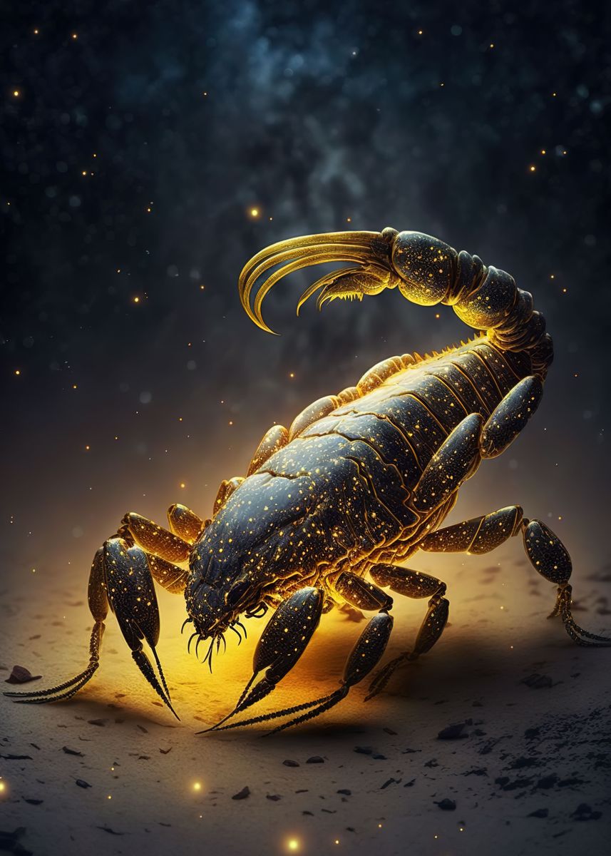 'Scorpion cute animal' Poster by Eudora | Displate