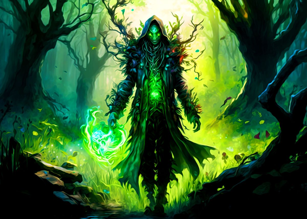 'Fantasy Wizard' Poster by nhatsk min | Displate