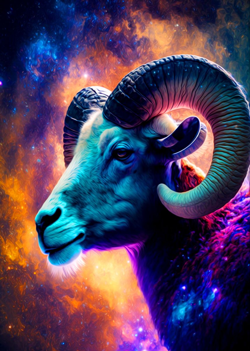 'Goat' Poster by Tiker Arts | Displate