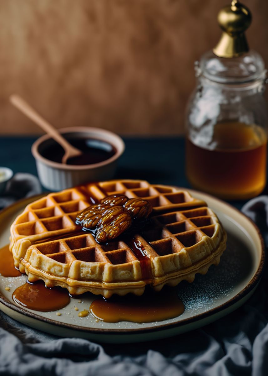 'waffles ' Poster by Chester Draper | Displate