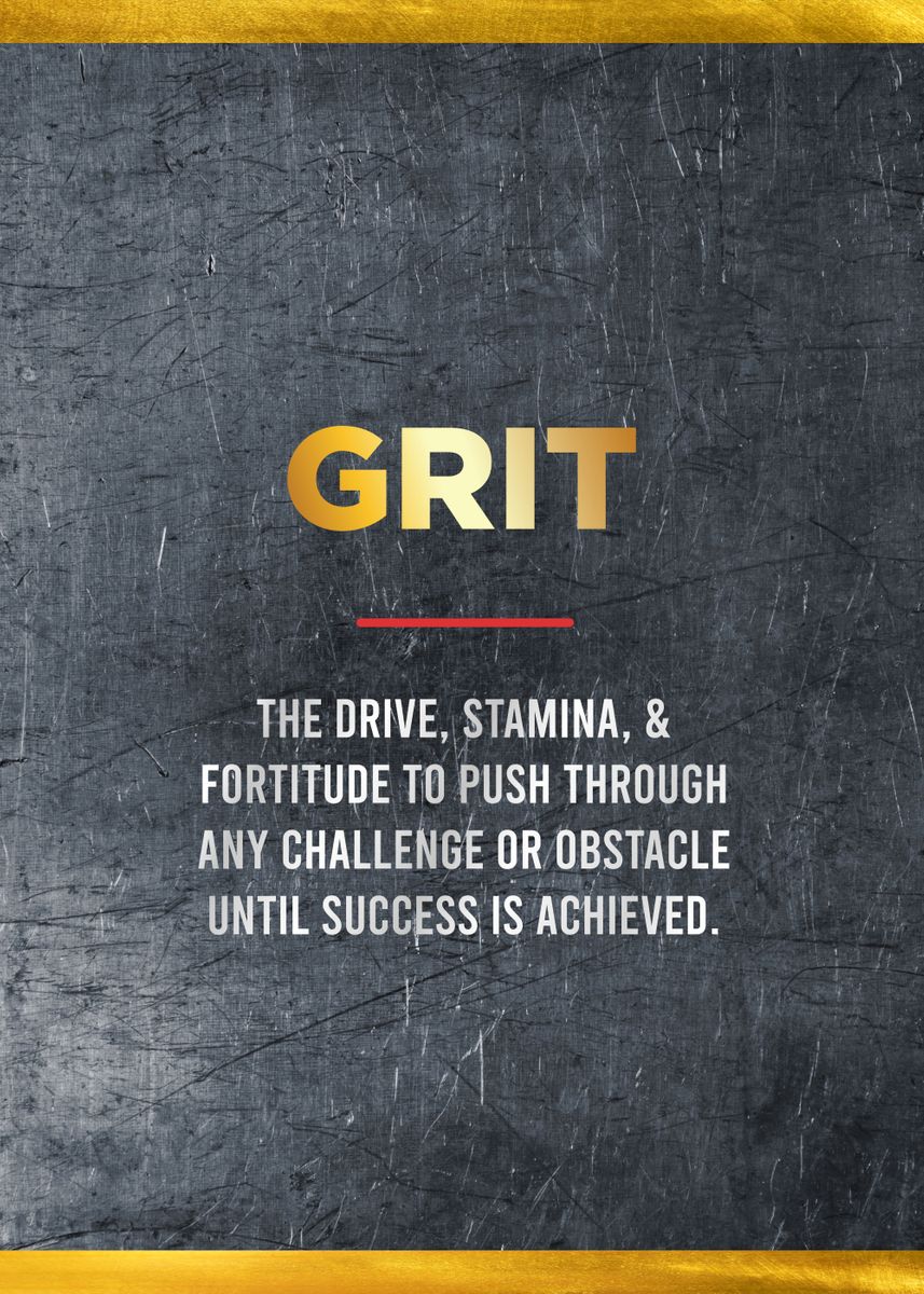 'grit' Poster, picture, metal print, paint by Exclusive Metal Printz ...