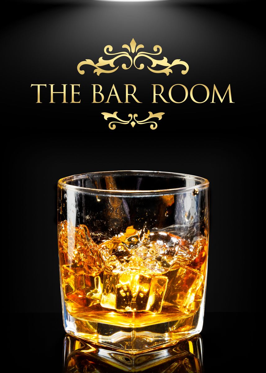 'The Bar Room' Poster, picture, metal print, paint by 84PixelDesign ...