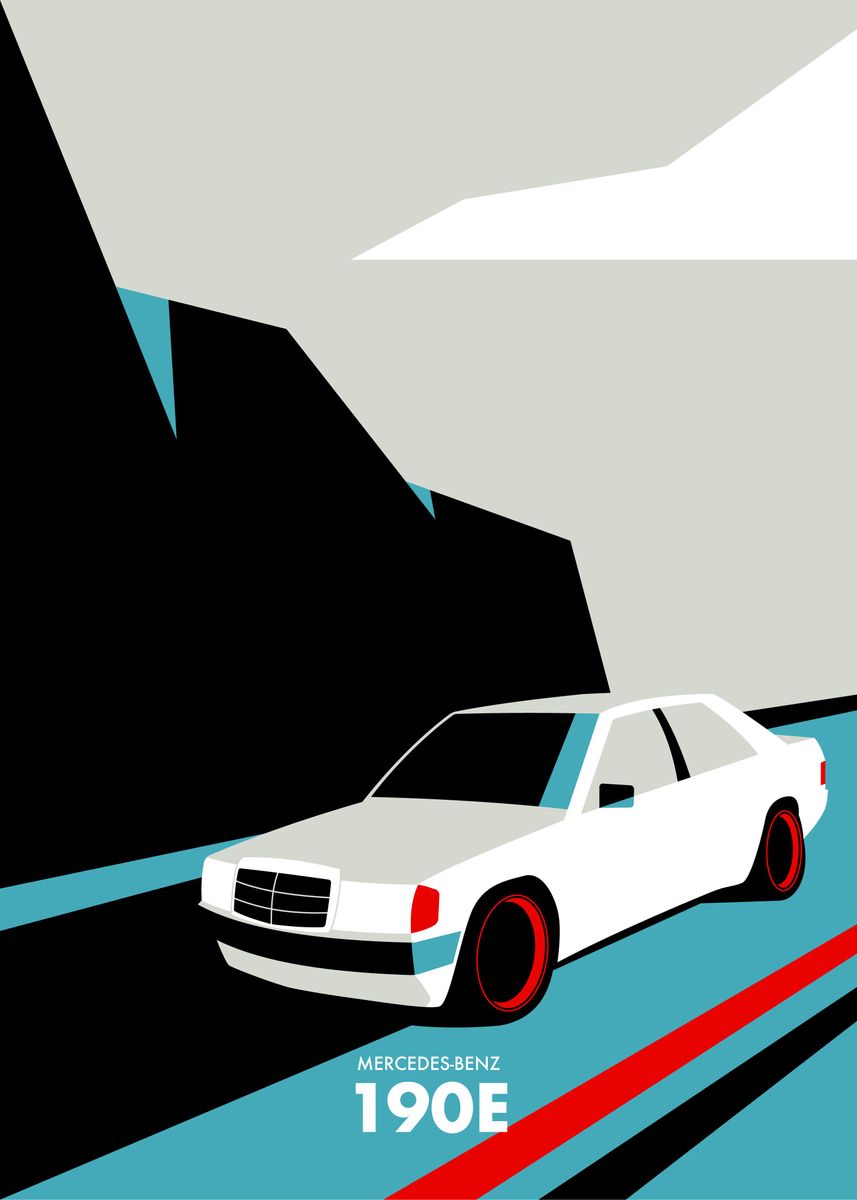 '190E Evolution 2' Poster by Misbahul Munir | Displate