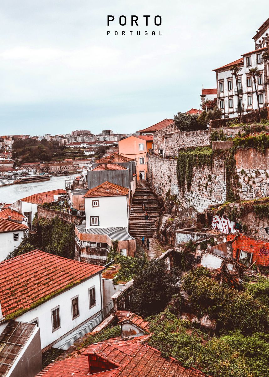'Porto ' Poster, picture, metal print, paint by Famous City | Displate