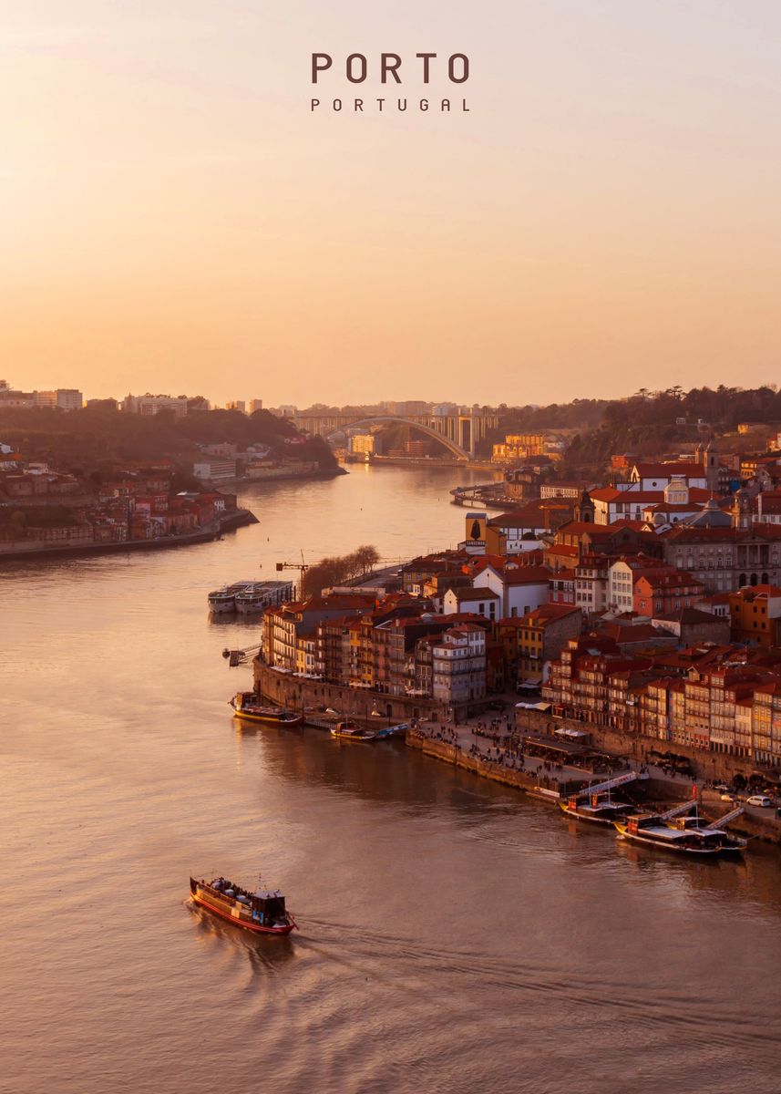 'Porto ' Poster, picture, metal print, paint by Famous City | Displate