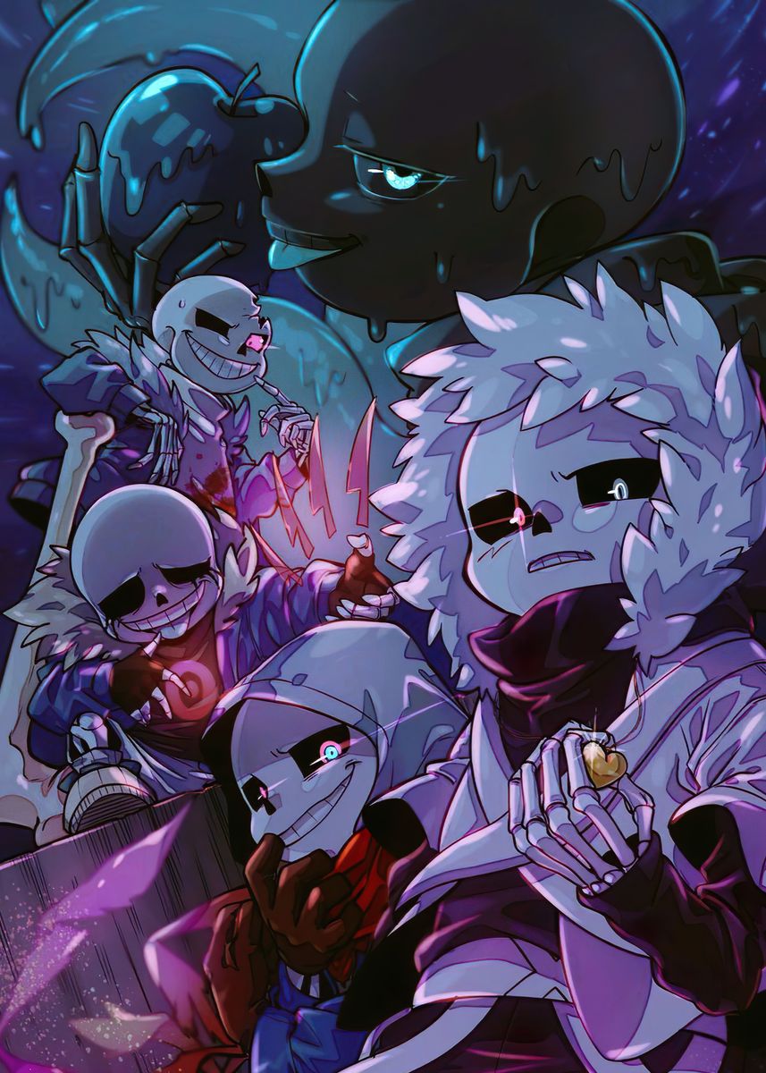 'Undertale' Poster, picture, metal print, paint by YANOME ART | Displate