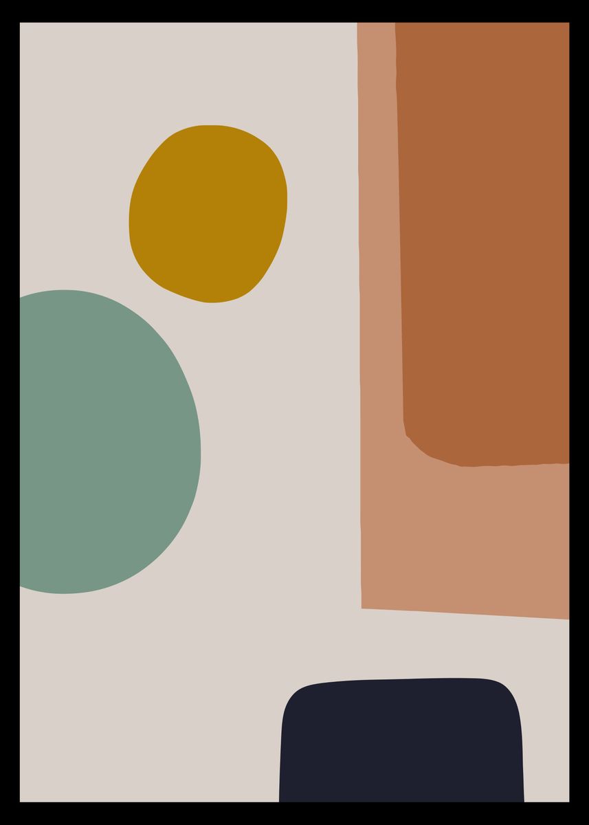 'Modern Abstract' Poster by Nae | Displate