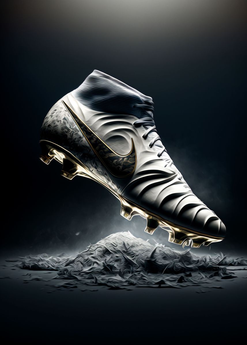 'Soccer Shoe' Poster, picture, metal print, paint by Sbastien Mahieuxe ...