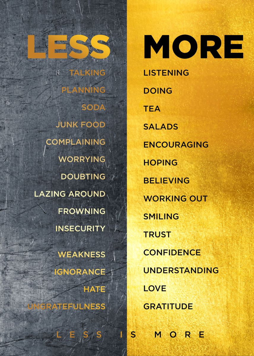 'lees more to do motivation' Poster, picture, metal print, paint by ...