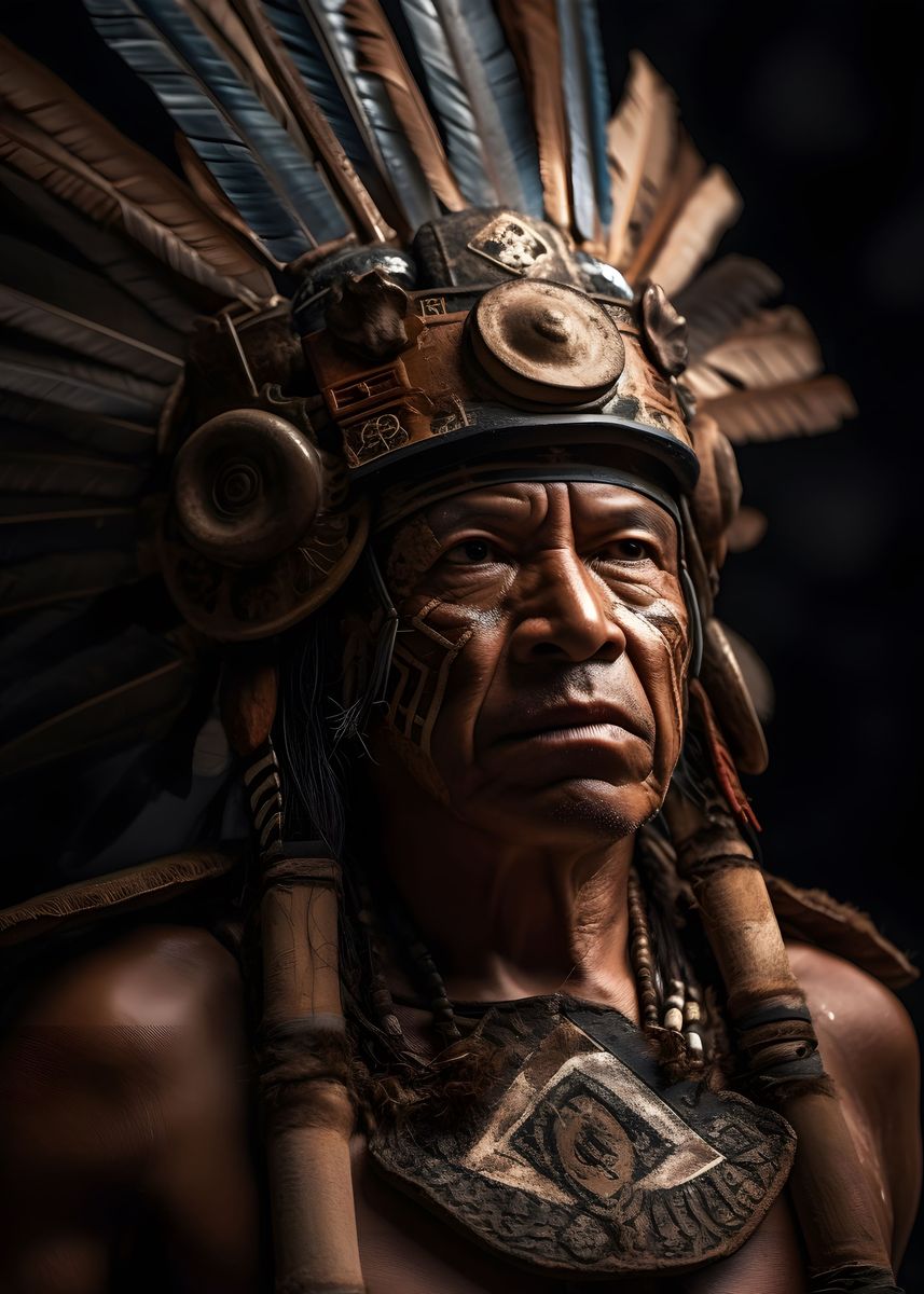 'Ancient Mayan' Poster, picture, metal print, paint by GoodLifeImages ...