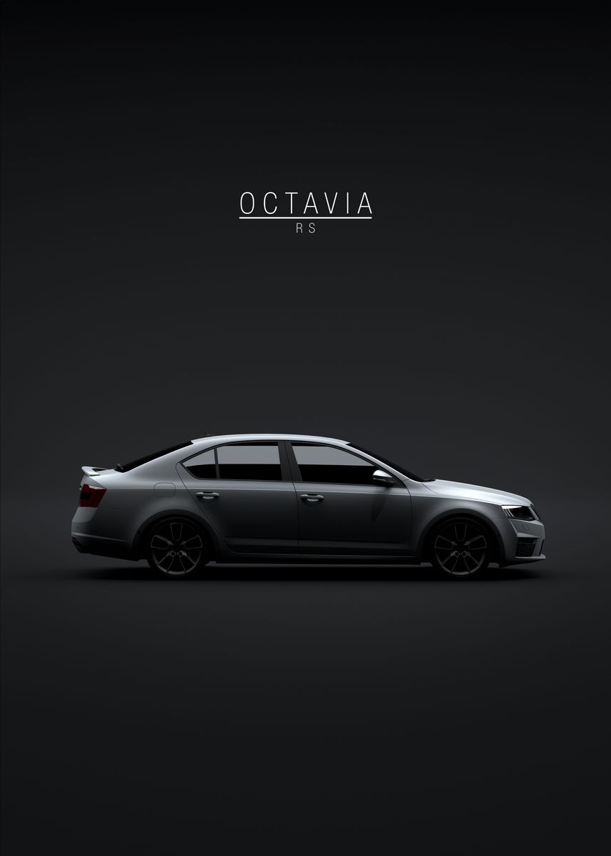 '2015 Skoda Octavia RS' Poster, picture, metal print, paint by 21 MXM ...