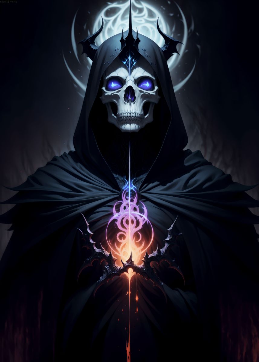 'Mammon' Poster, picture, metal print, paint by Lukasz Kobylka | Displate