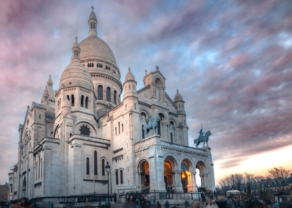 'Sunset over Montmartre ' Poster by Bar Vardi | Displate
