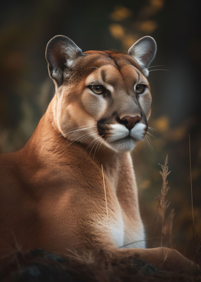 'Powerful Puma' Poster, picture, metal print, paint by Zooscape ...