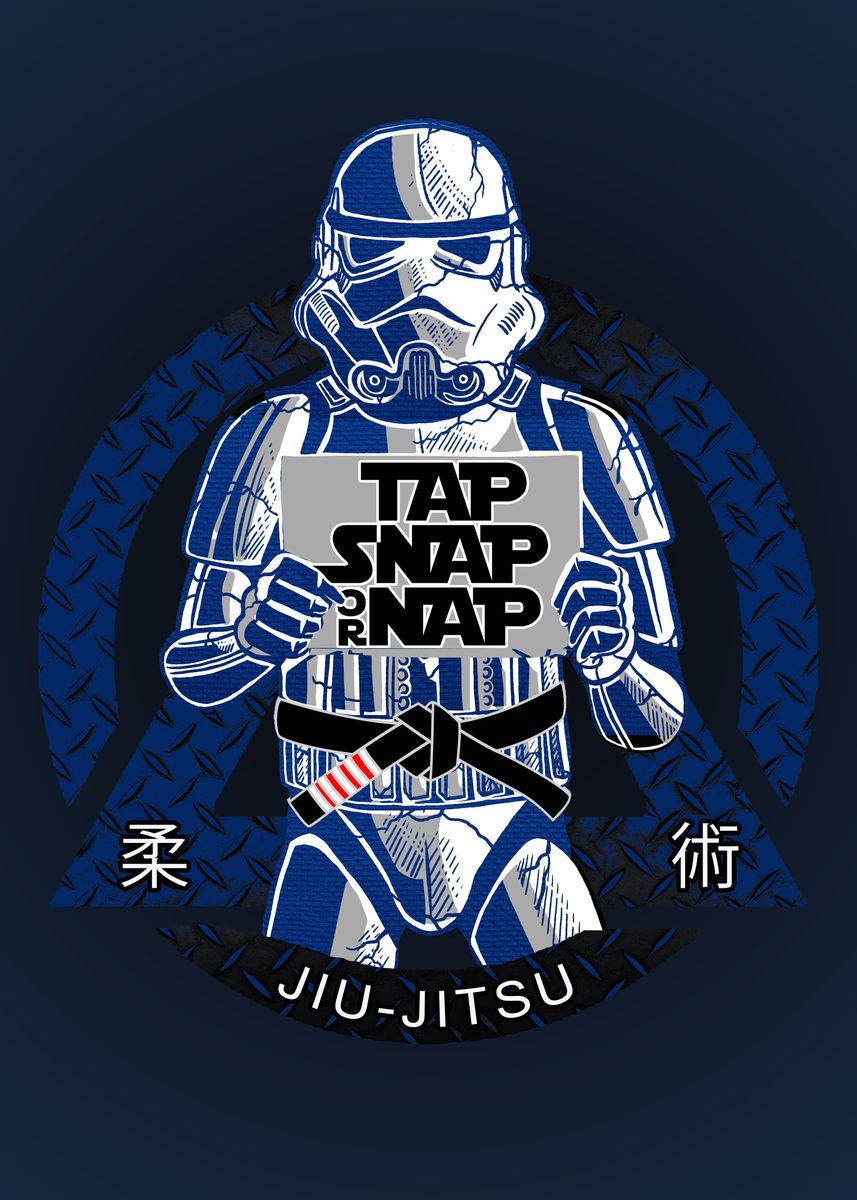 'Jiu JItsu Galaxy' Poster, picture, metal print, paint by М Dam | Displate