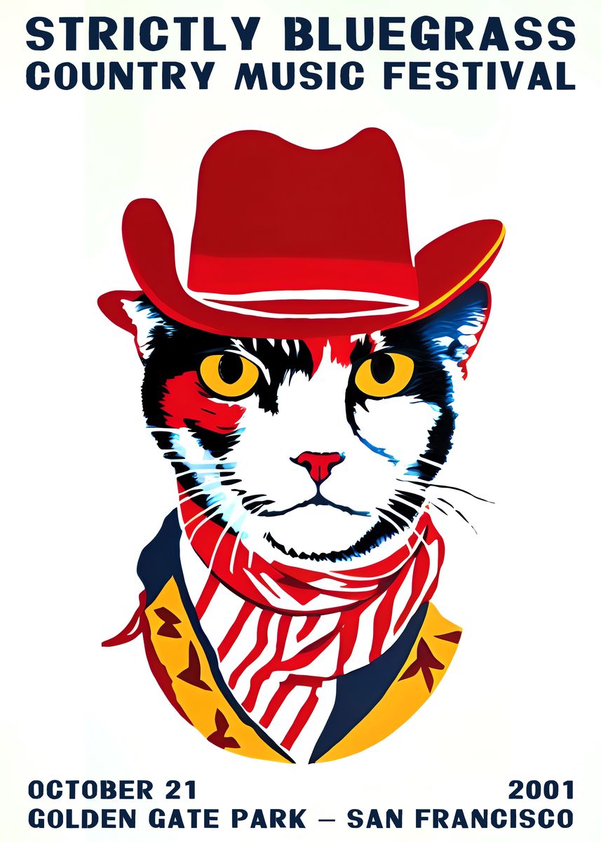 'Strictly Bluegrass Country' Poster, picture, metal print, paint by ...