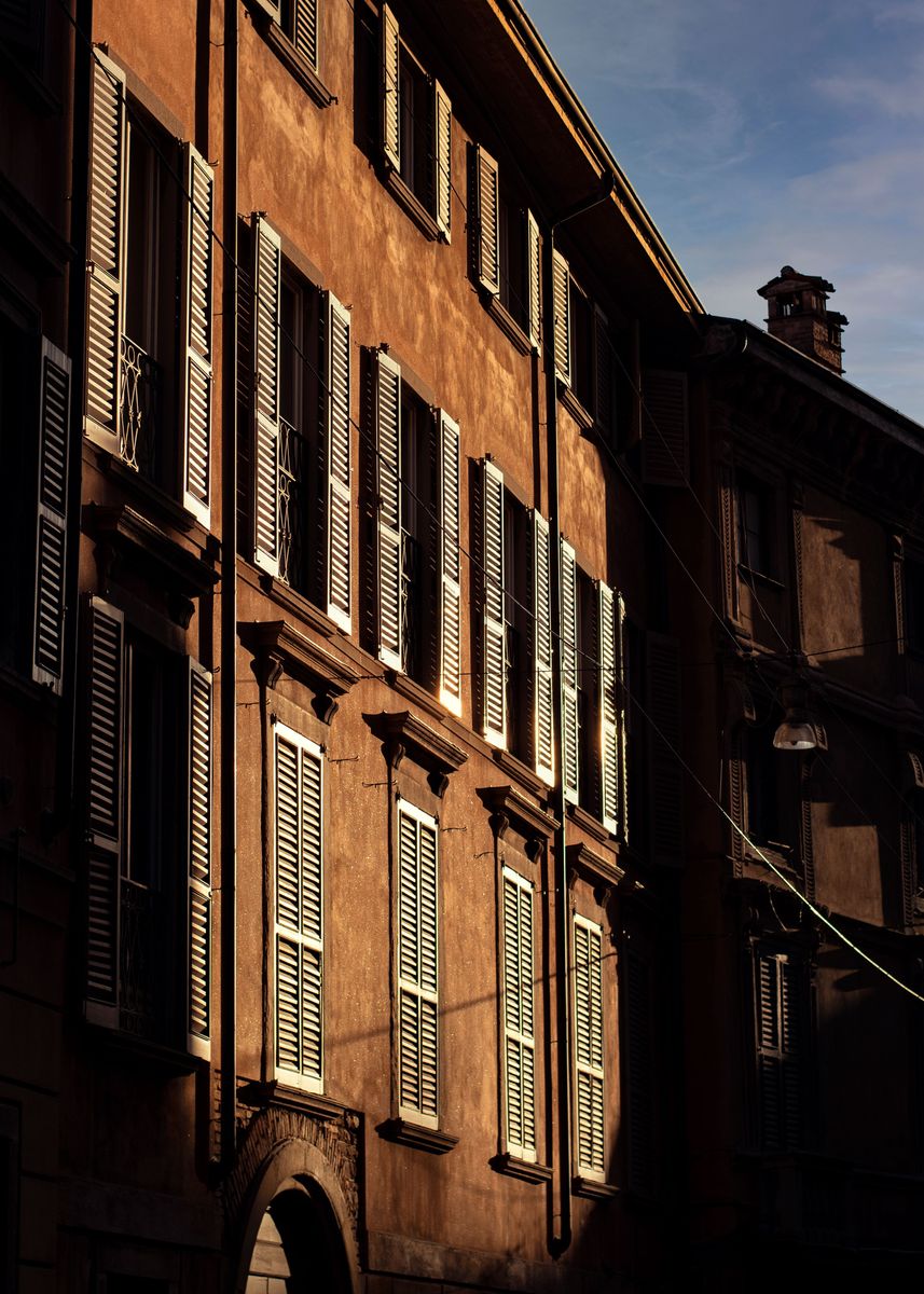 'Italian Buildings' Poster by George Sorin | Displate