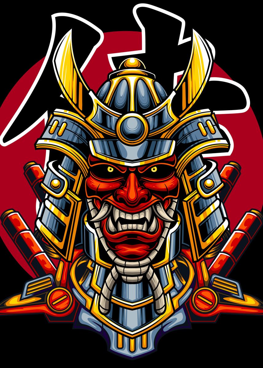 'Mechanical Ronin' Poster, picture, metal print, paint by Iqbal harris ...