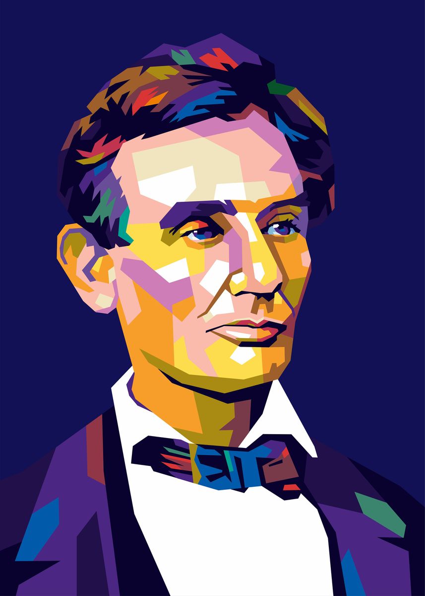 'Abraham Lincoln' Poster, picture, metal print, paint by Erick Sato ...