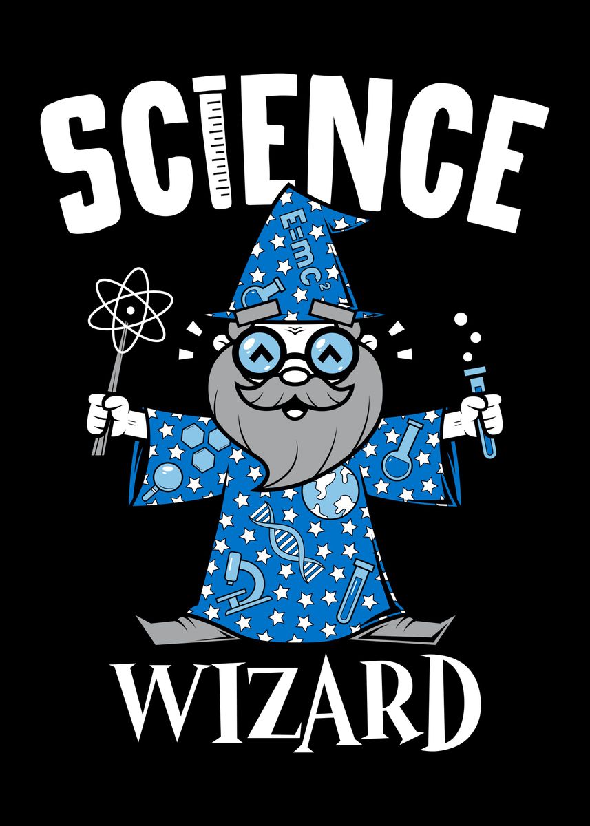 'Science Wizard' Poster, picture, metal print, paint by Krisren ...