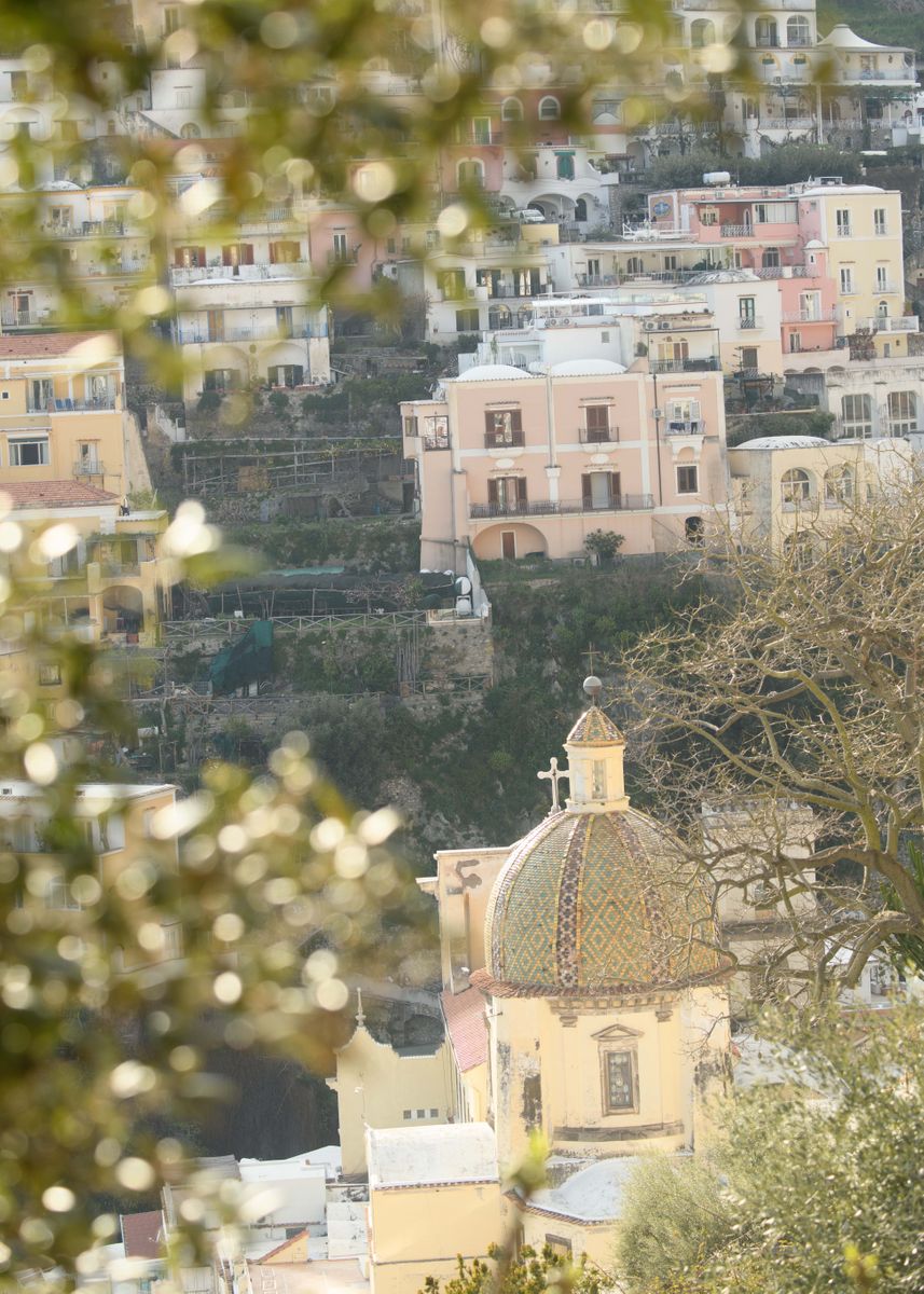 'Positano Dome Beauty 1' Poster, picture, metal print, paint by Anita's ...