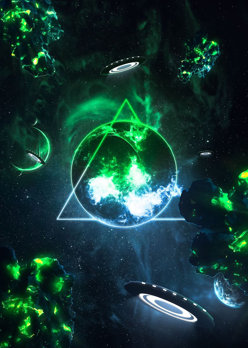 'Duality' Poster, picture, metal print, paint by MatiF | Displate