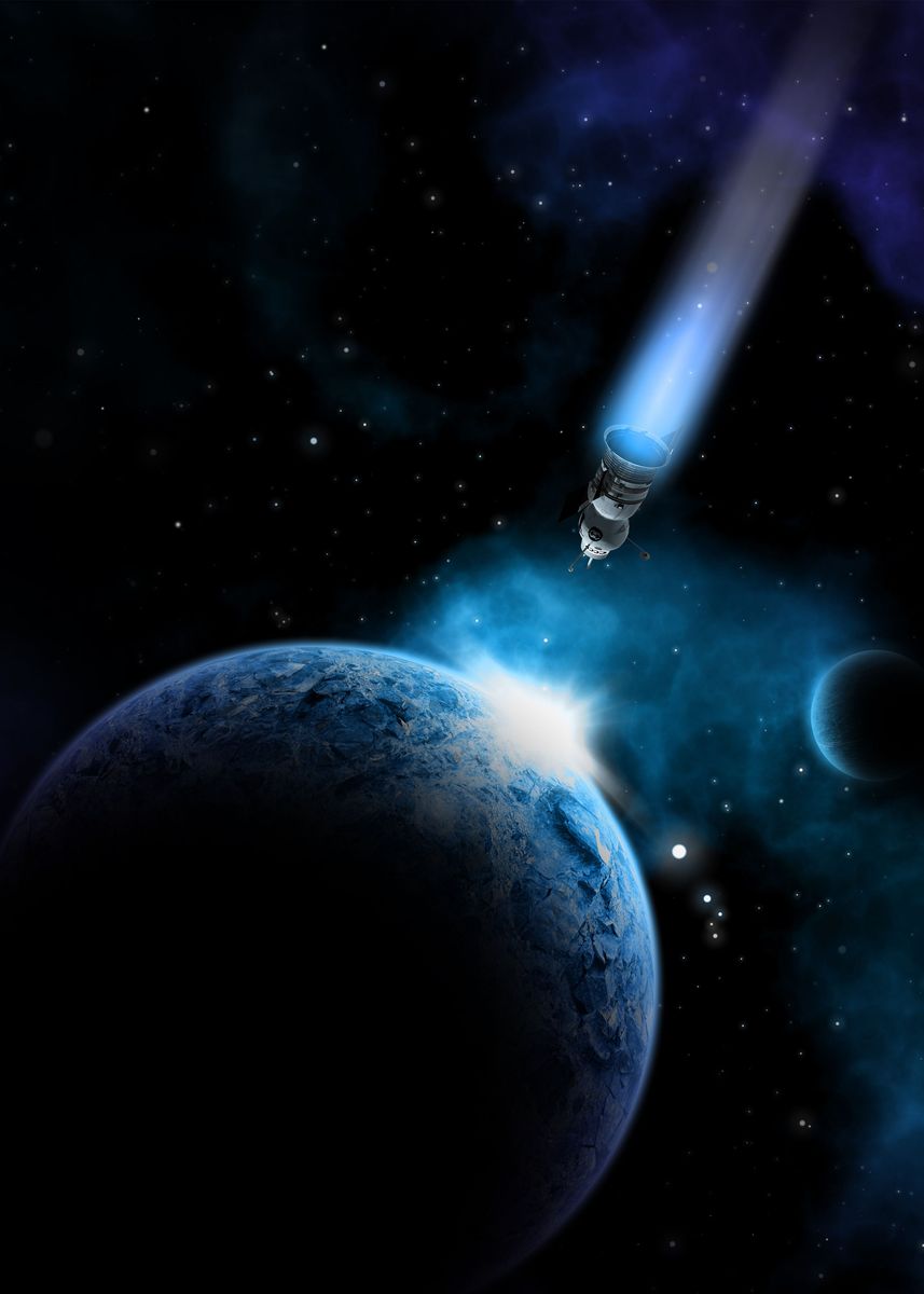 'Omicron' Poster, picture, metal print, paint by Azlan Xavier | Displate