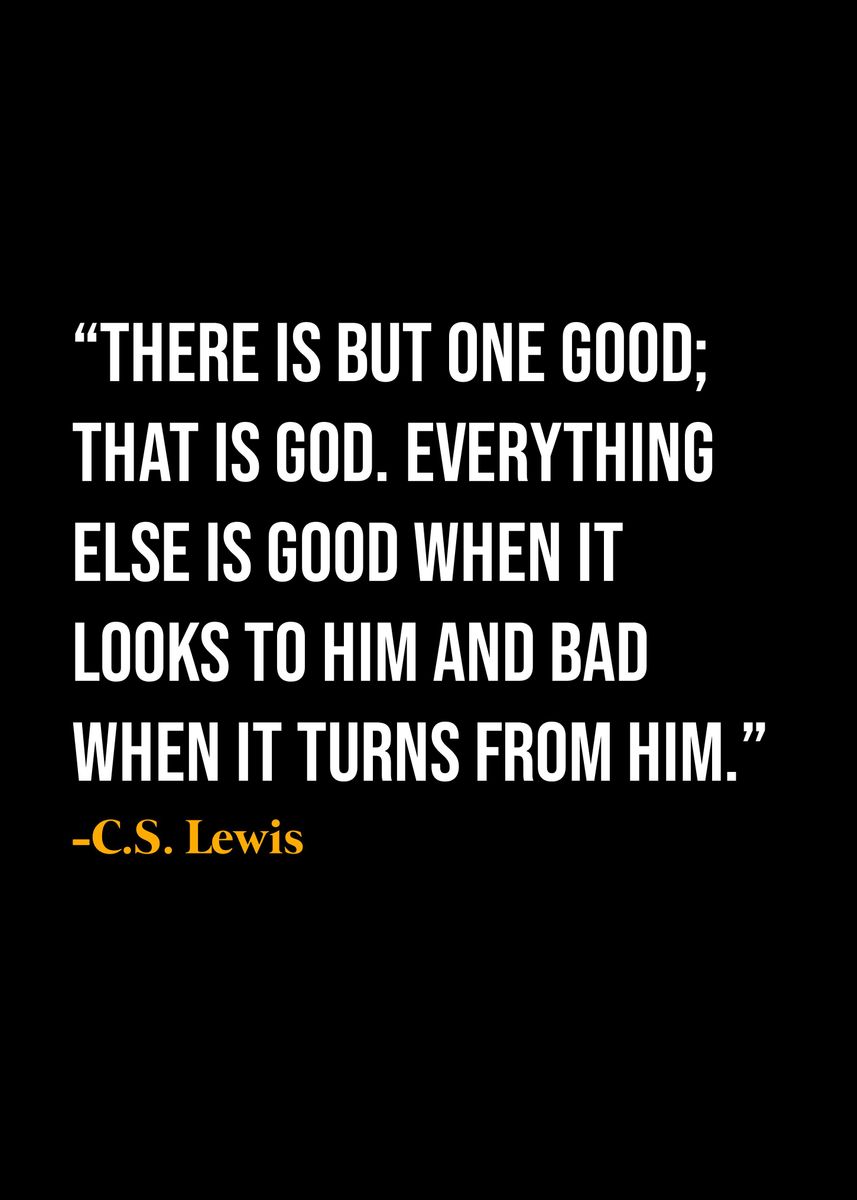 'C S Lewis Quote ' Poster, picture, metal print, paint by DIMS | Displate