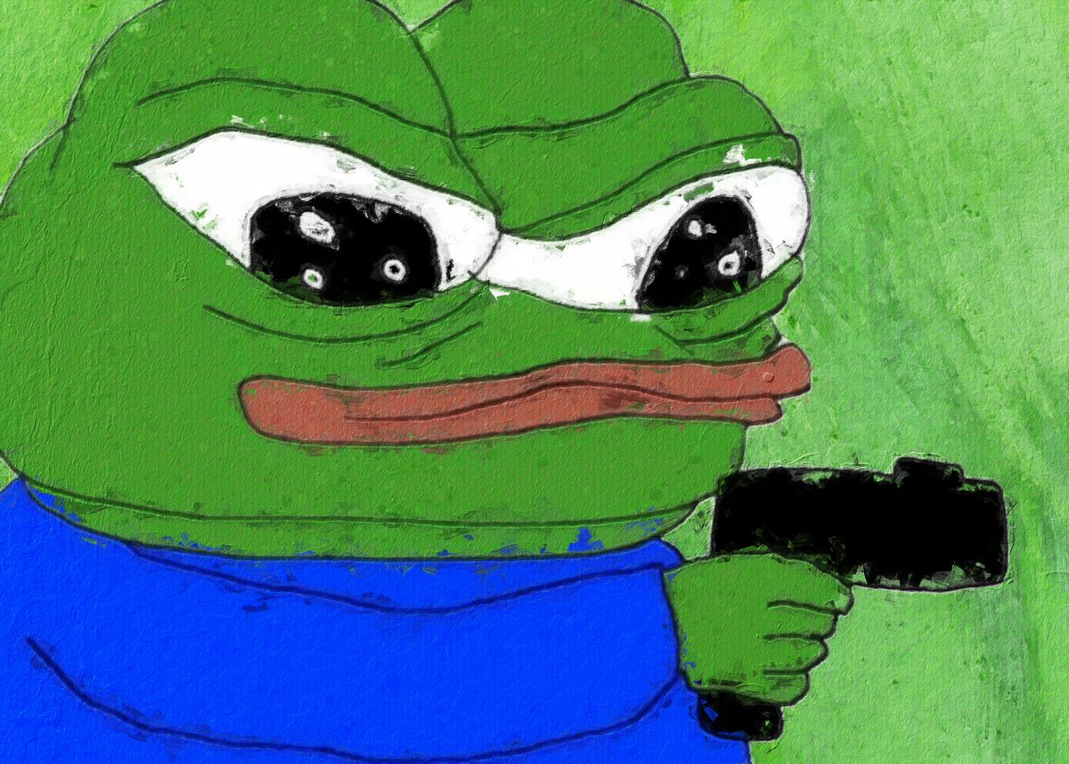 'Pepe the frog' Poster by Meme Daily | Displate