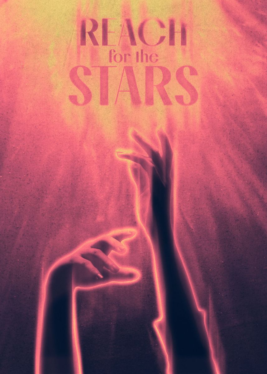 'Reach For The Stars' Poster, picture, metal print, paint by Sakumi ...