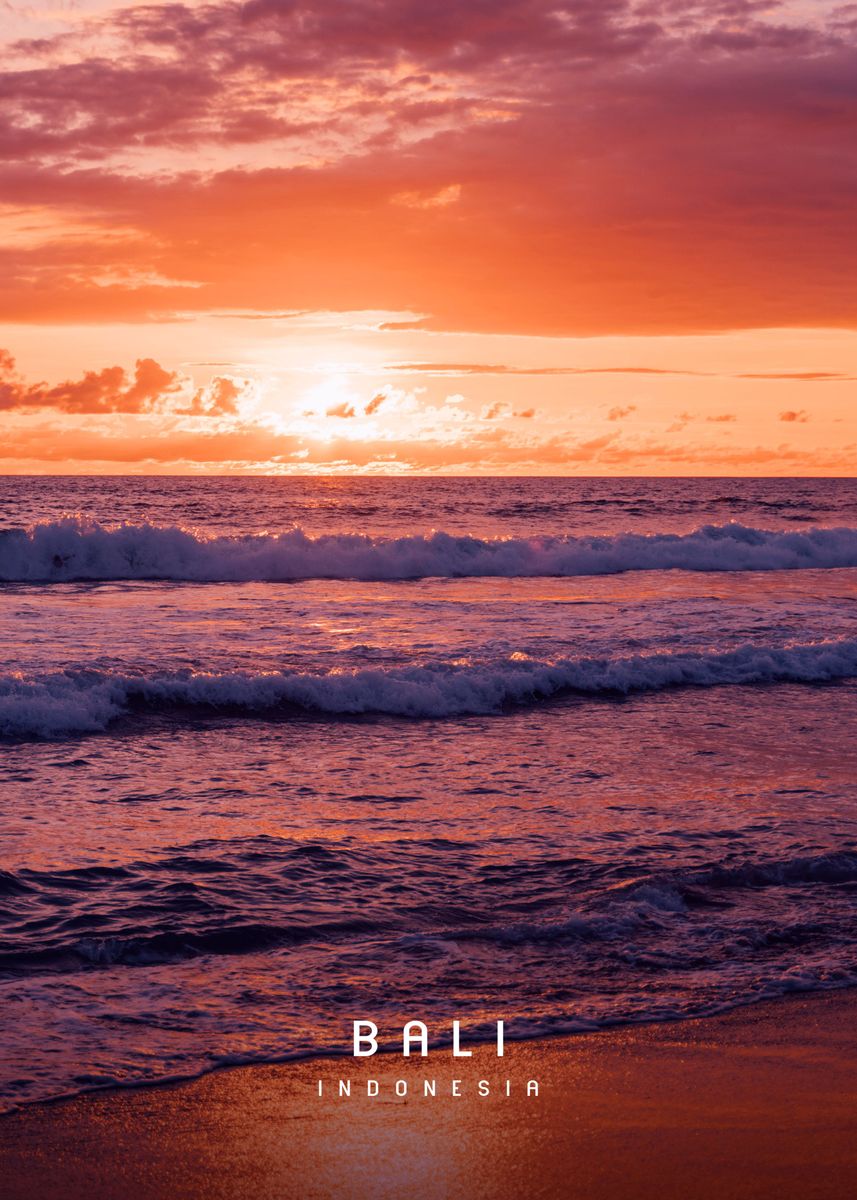 'Bali ' Poster, picture, metal print, paint by Travel Addict | Displate