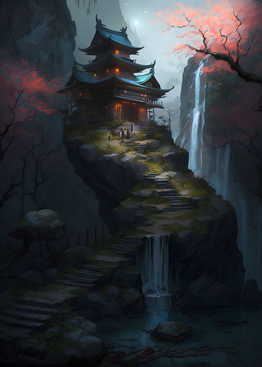 'The Grand Shrine 2' Poster, picture, metal print, paint by Muhammad ...