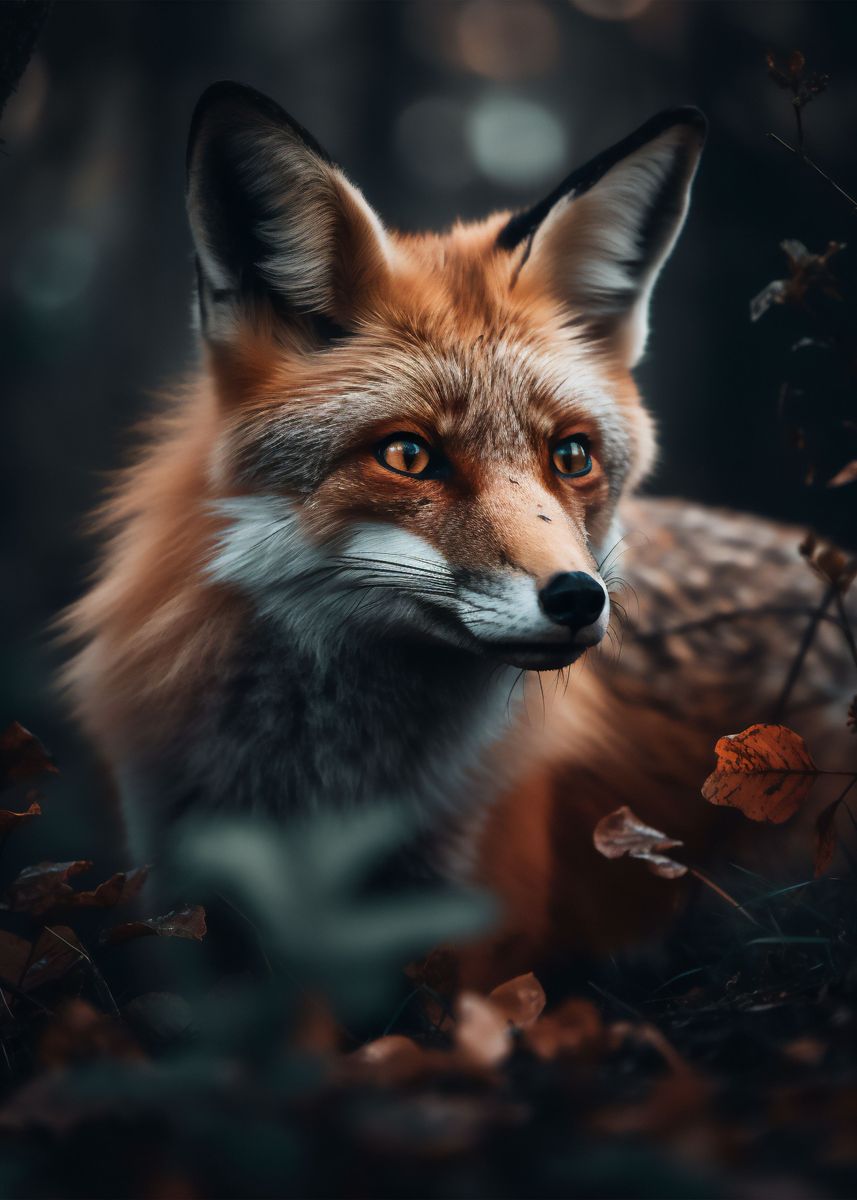 'Majestic Fox' Poster, picture, metal print, paint by Zooscape Wildlife ...